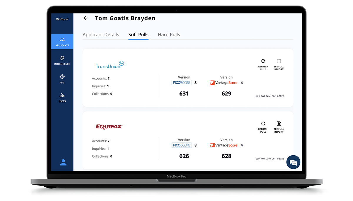 Top Provider of FICO and Vantage Scores | iSoftpull